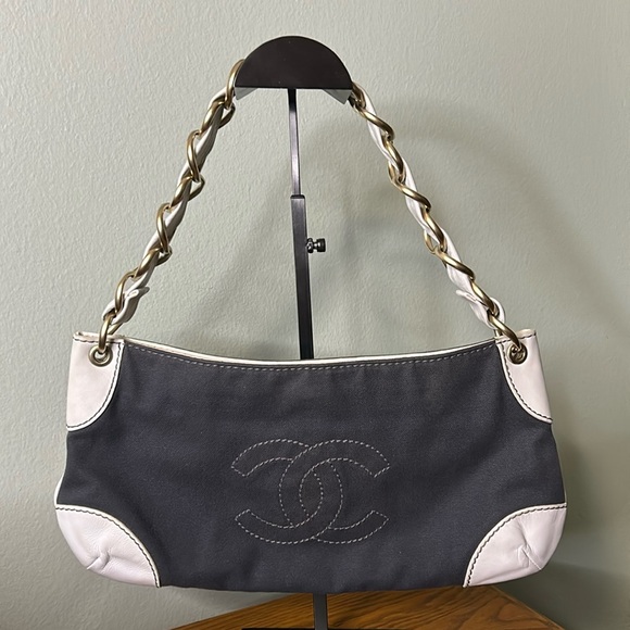 CHANEL | Bags | Chanel Denim Shoulder Bag | Poshmark